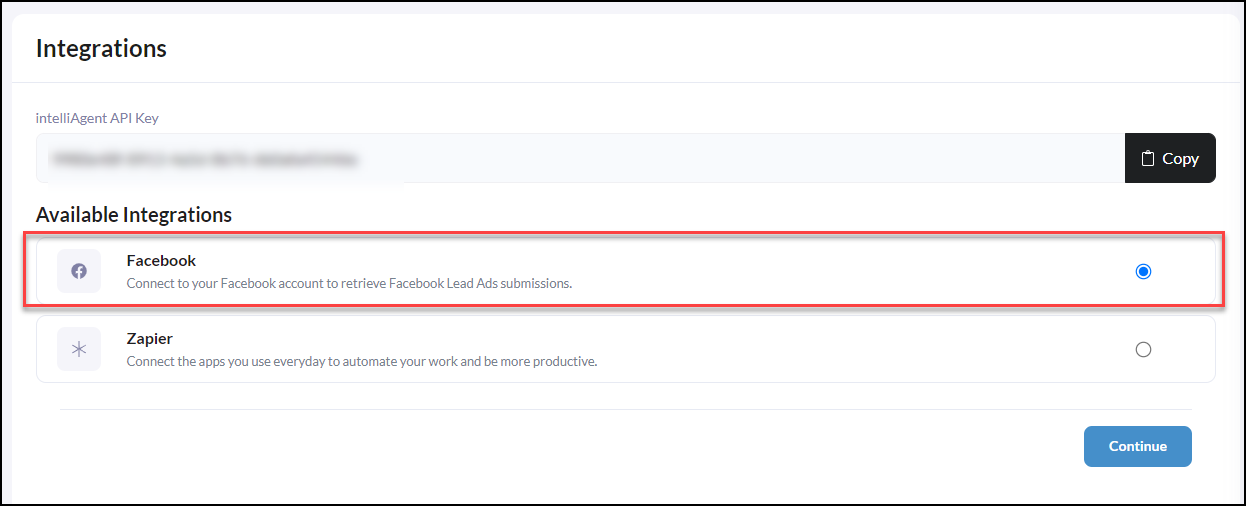 Integration Facebook with intelliAgent – intelliAgent