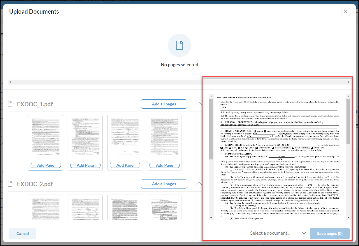 Add Custom or Multiple Documents – intelliAgent
