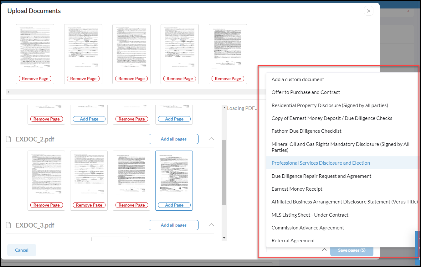 Add Custom or Multiple Documents – intelliAgent