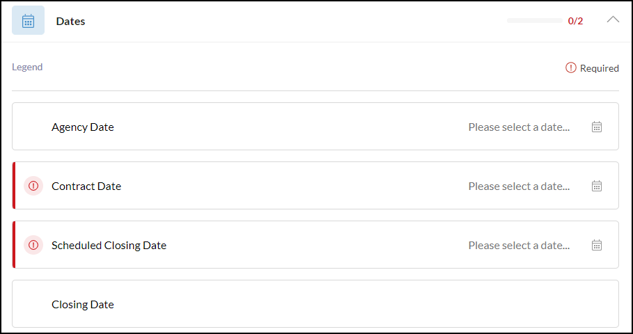 Transaction Dates Intelliagent