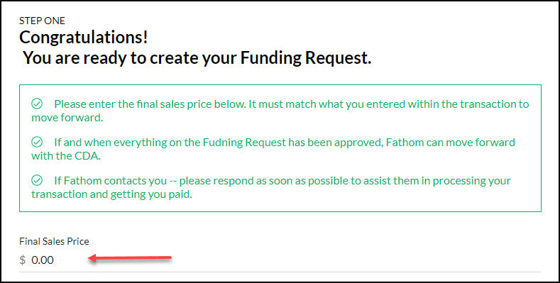 STEP ONE: Enter Your Final Sale Price – intelliAgent