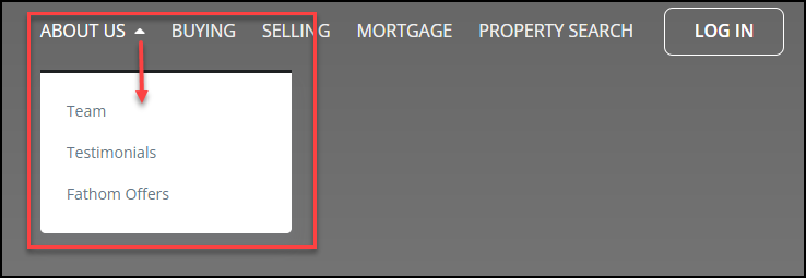 Create Menu Dropdowns – intelliAgent