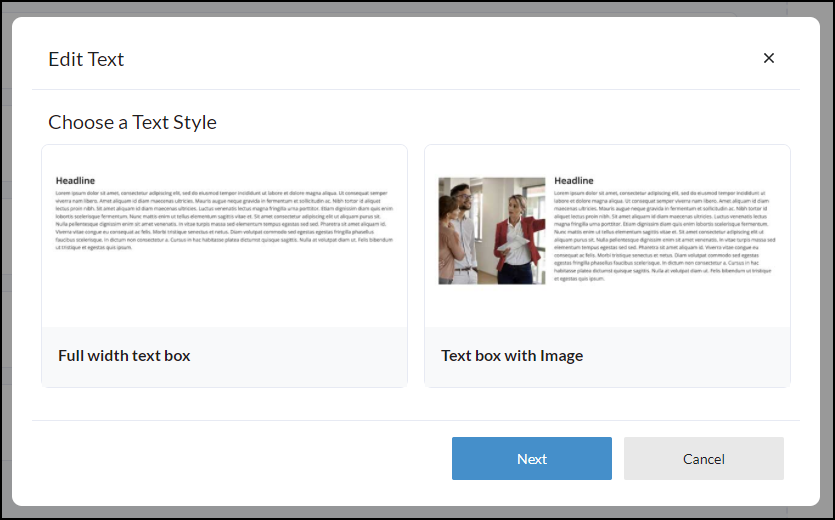 Rich Text Design Block – intelliAgent
