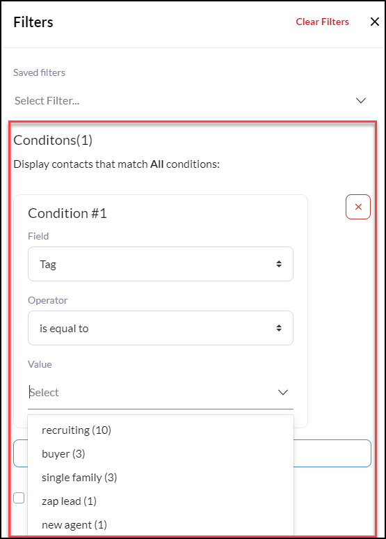 Creating Filters – intelliAgent