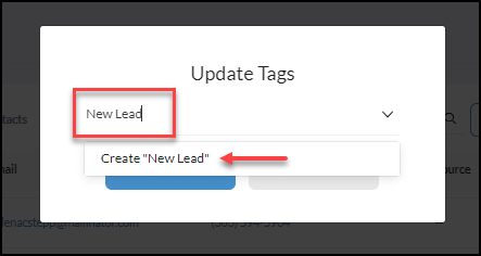 Creating Tags for Contacts – intelliAgent