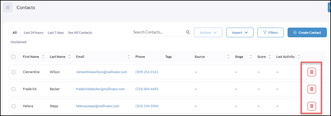How to Delete Contact(s) – intelliAgent