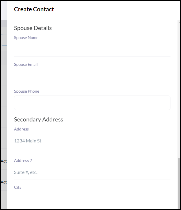 Create a Contact – intelliAgent