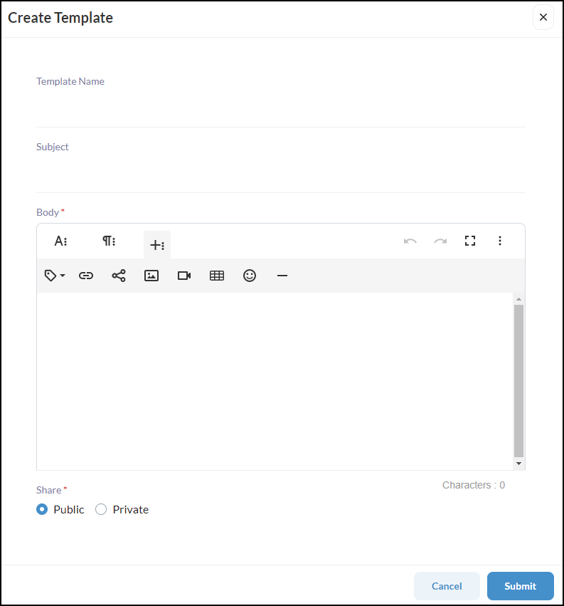 Create Email Templates – intelliAgent