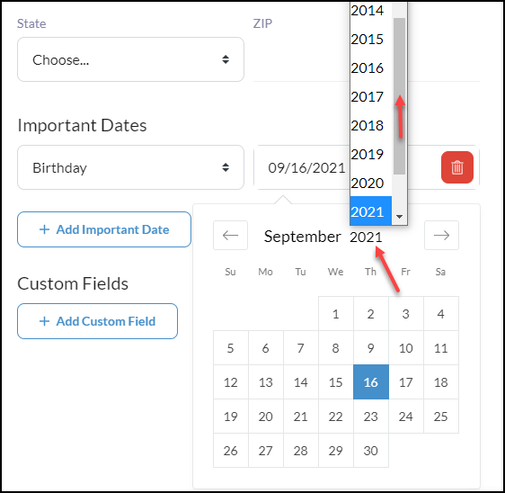 Manage Important Dates – intelliAgent